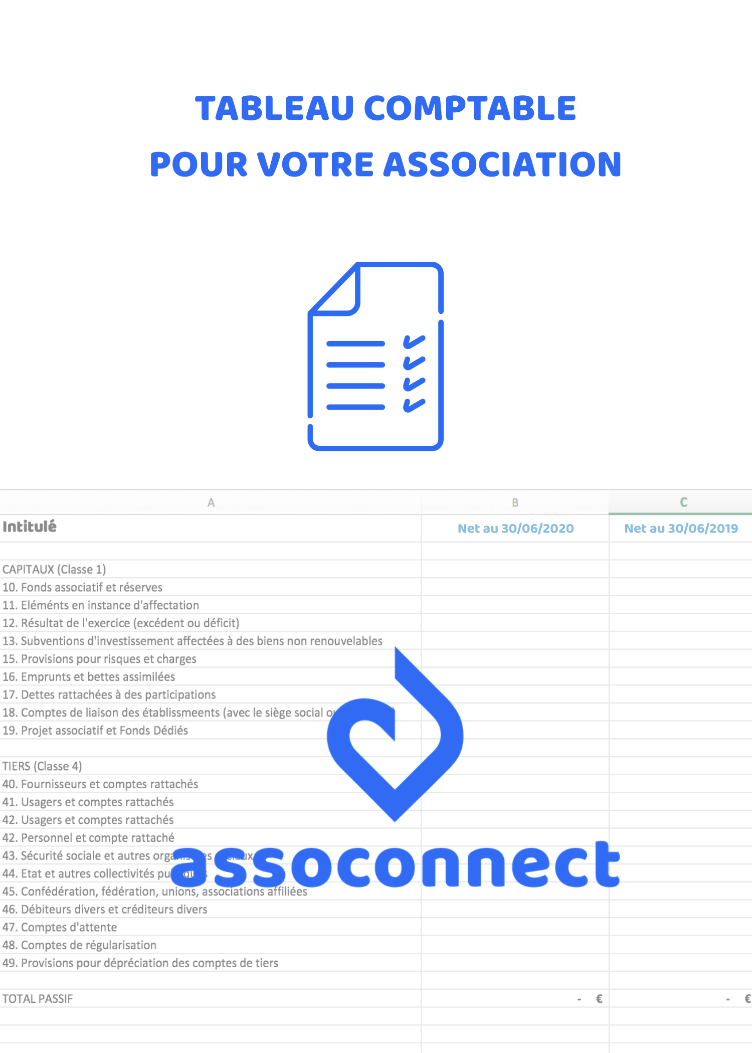 Tableau Comptable Gratuit pour Association à Télécharger