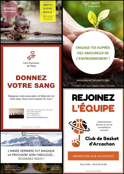 Téléchargez des modèles de flyers pour votre association